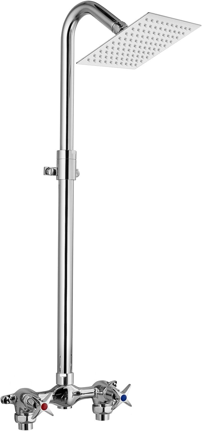 Outdoor Shower Kit with Adjustable Slide Bar, Outdoor Shower Fixture ...