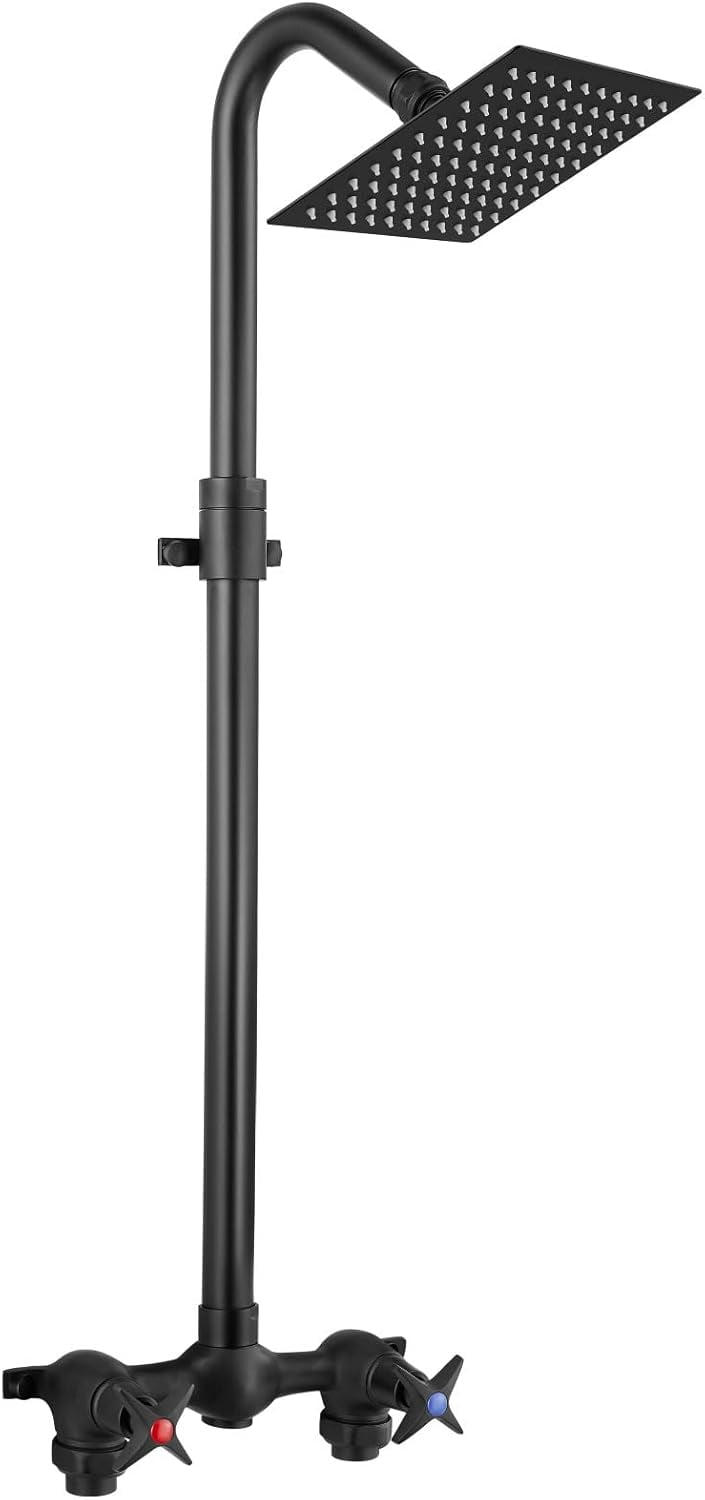 Outdoor Shower Kit with Adjustable Slide Bar, Outdoor Shower Fixture ...