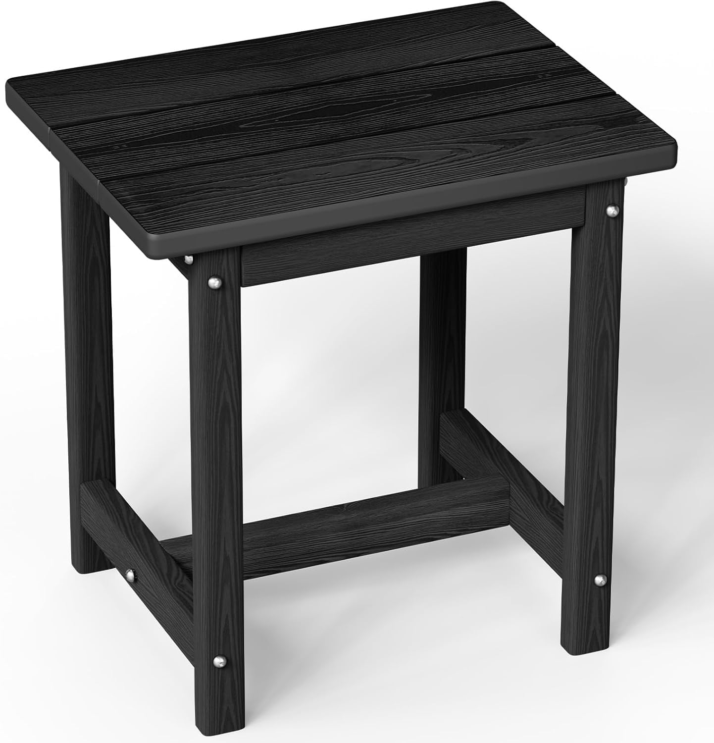 Outdoor Side Table – 17" HDPE Adirondack Side Table,Sturdy Small ...