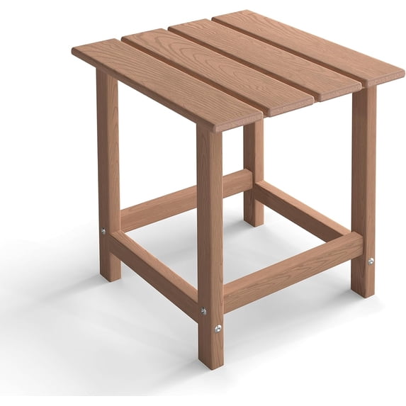 Outdoor Side Table, Adirondack Square Patio Table, Easy Maintenance ...