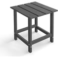 Outdoor Side Table, Adirondack Square Patio Table, Easy Maintenance ...