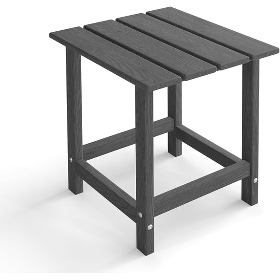 Outdoor Side Table, Adirondack Square Patio Table, Easy Maintenance ...
