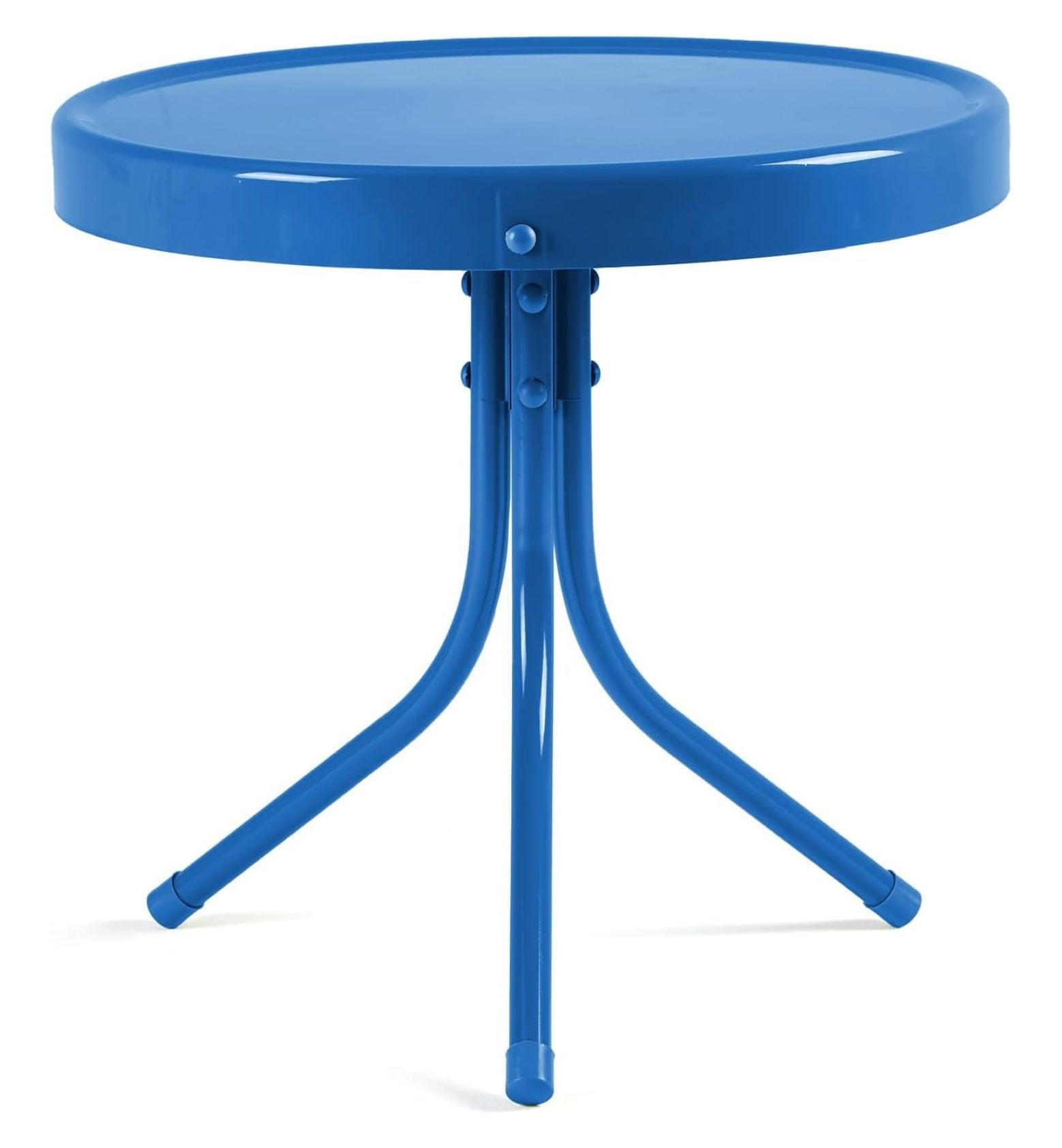 Outdoor Side Table Bistro Table, Metal Round Table, Patio End Table for ...