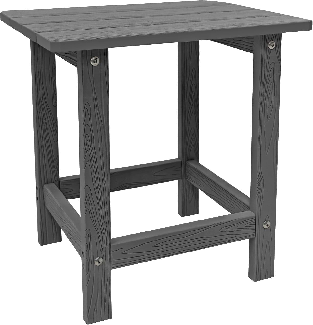 Outdoor Side Table, HDPS Single Adirondack Side Table Weather Resistant ...