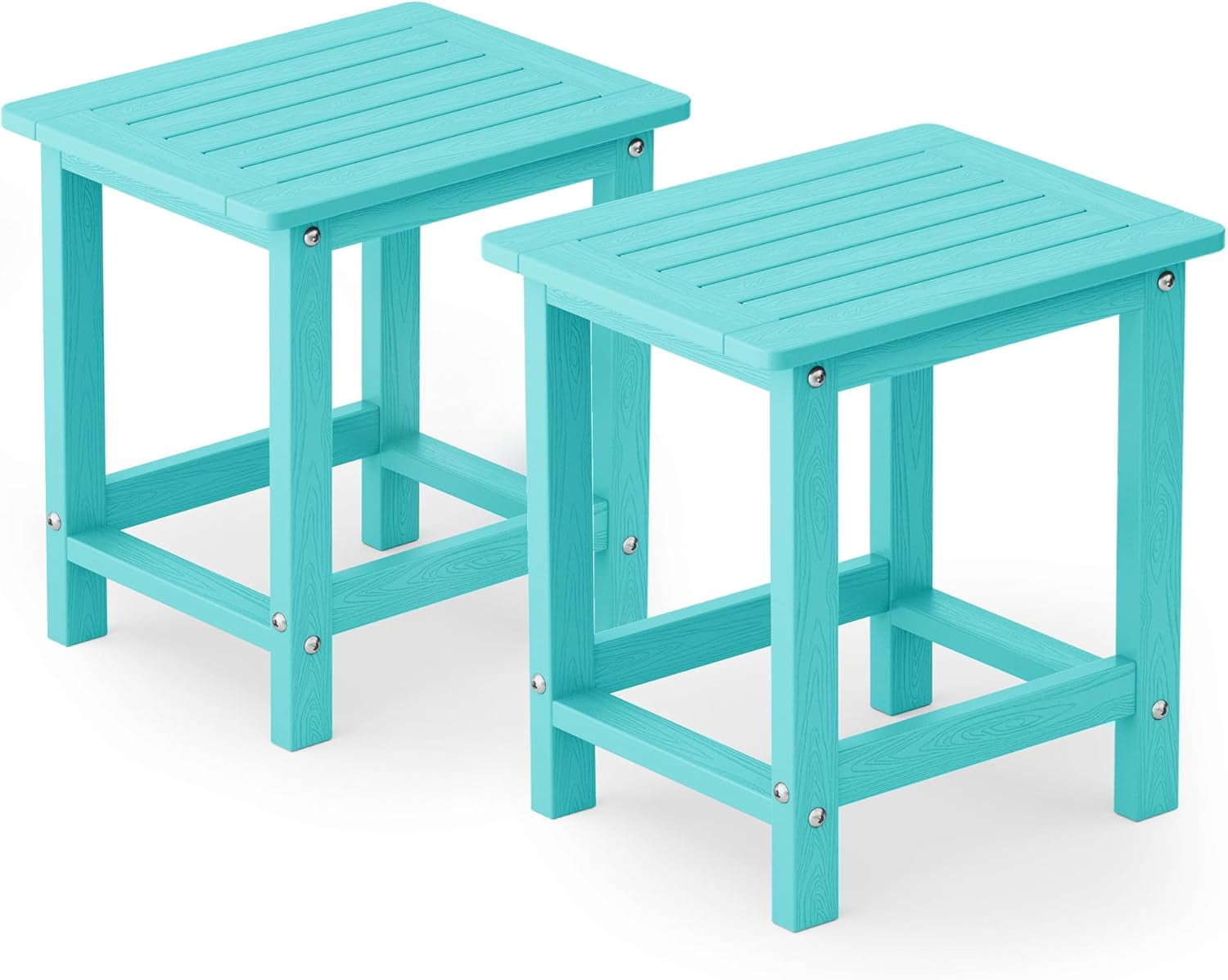 Outdoor Side Table for Patio: 16" HIPS Weather - Resistant Adirondack ...