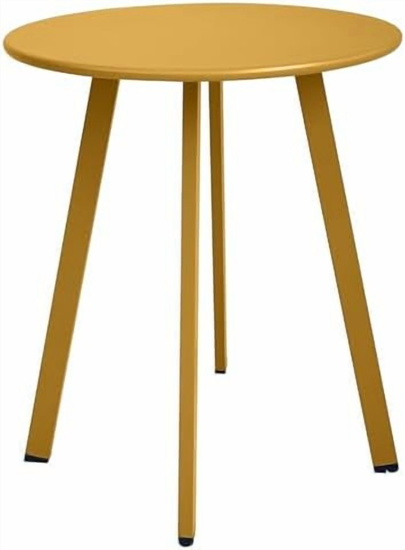 Outdoor Side Table, Weather Resistant Patio Small Outdoor Indoor Round ...