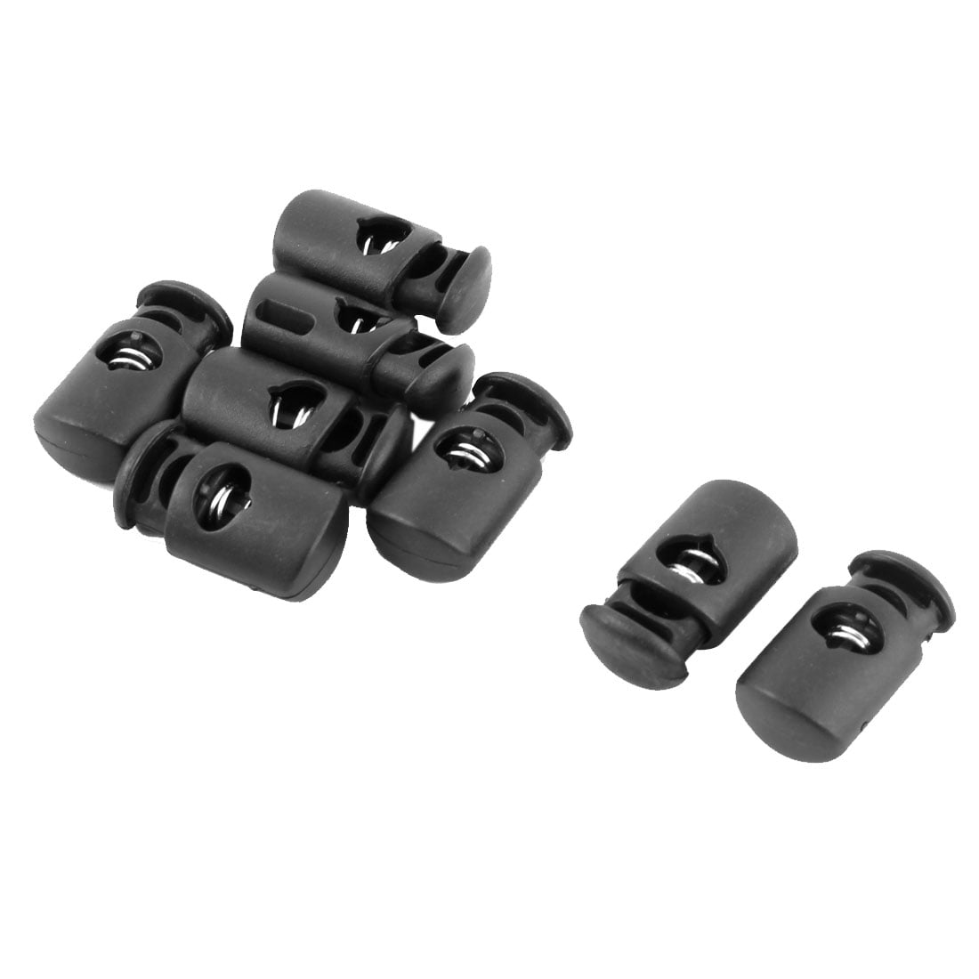 Outdoor Single Hole String Cord Lock Clamp Toggle Spring Stop 8pcs ...