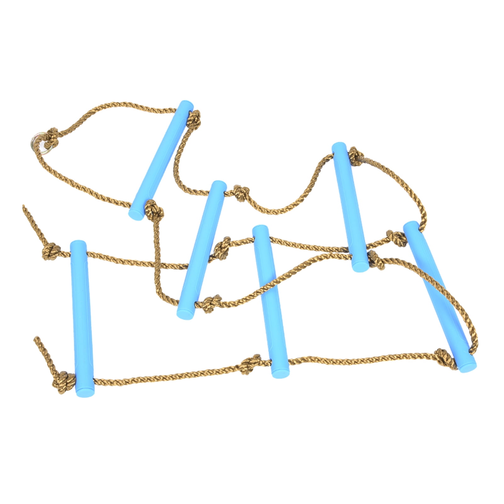 Outdoor Six Section Children Kids Rope Climbing Ladder Toy Exercise ...