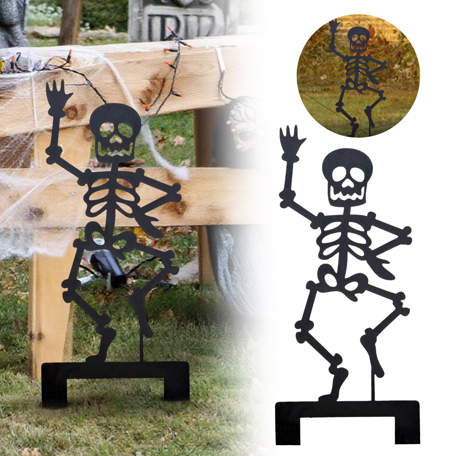 Outdoor Skeleton Halloween Decor, Halloween Skeleton,Halloween Outdoor ...