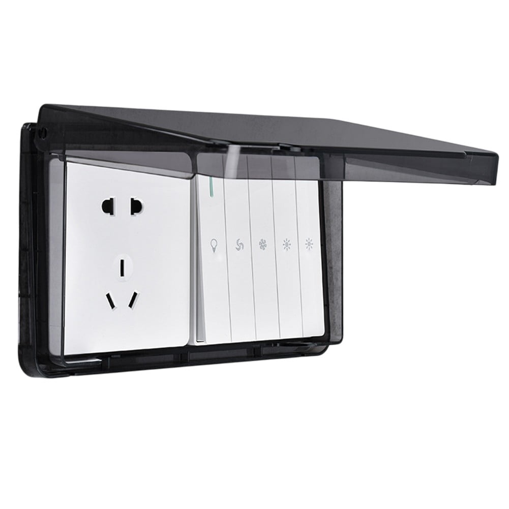 Outdoor Socket Waterproof Socket Wall Power Socket IP66 2group Switch ...