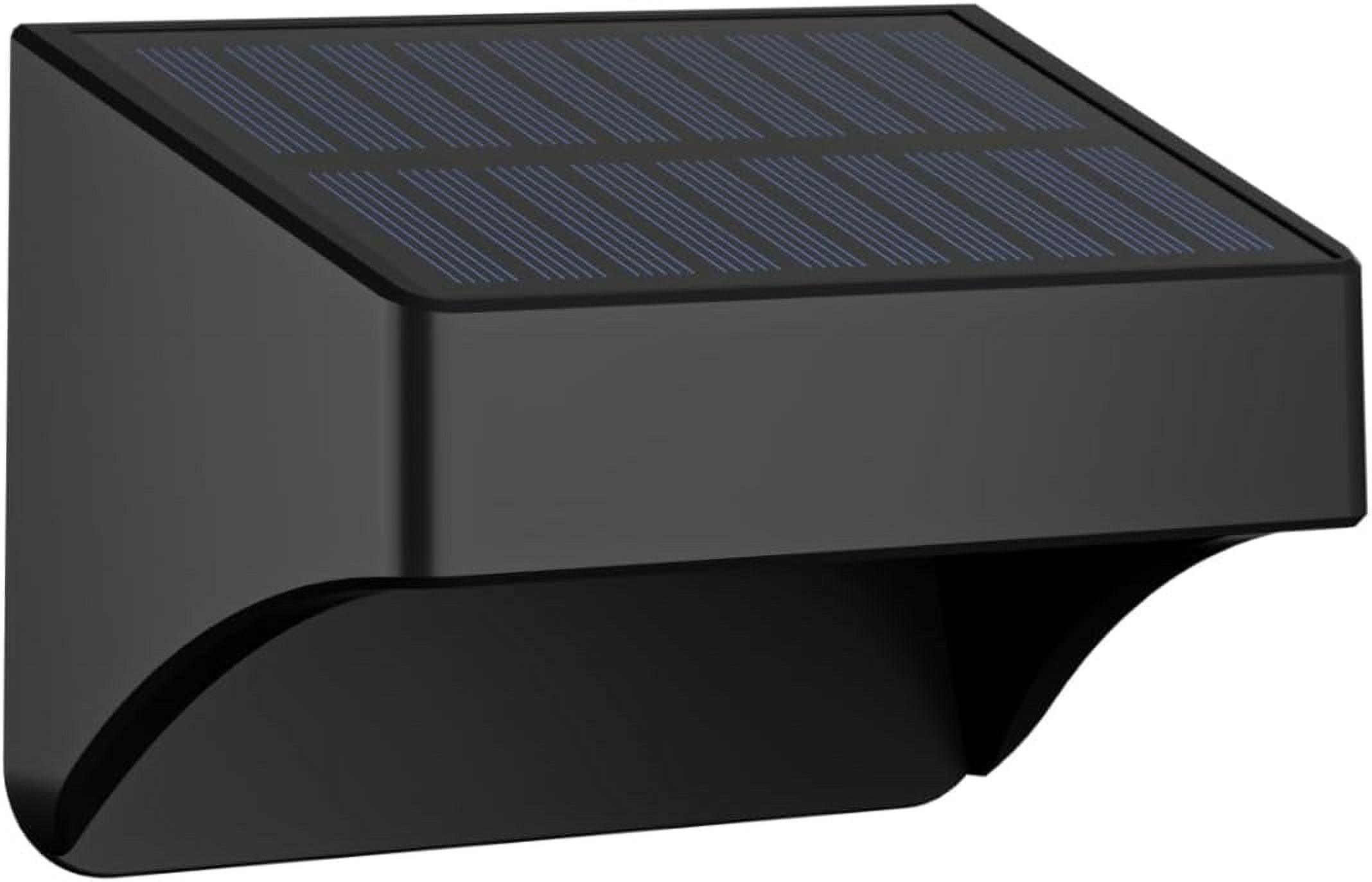 Outdoor Solar Fence Lights, Waterproof LED IP65 with 10 Fixed Colors ...