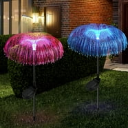 YEOLEH Solar Garden Lights 6 Pack Outdoor Solar Firework Lights with ...