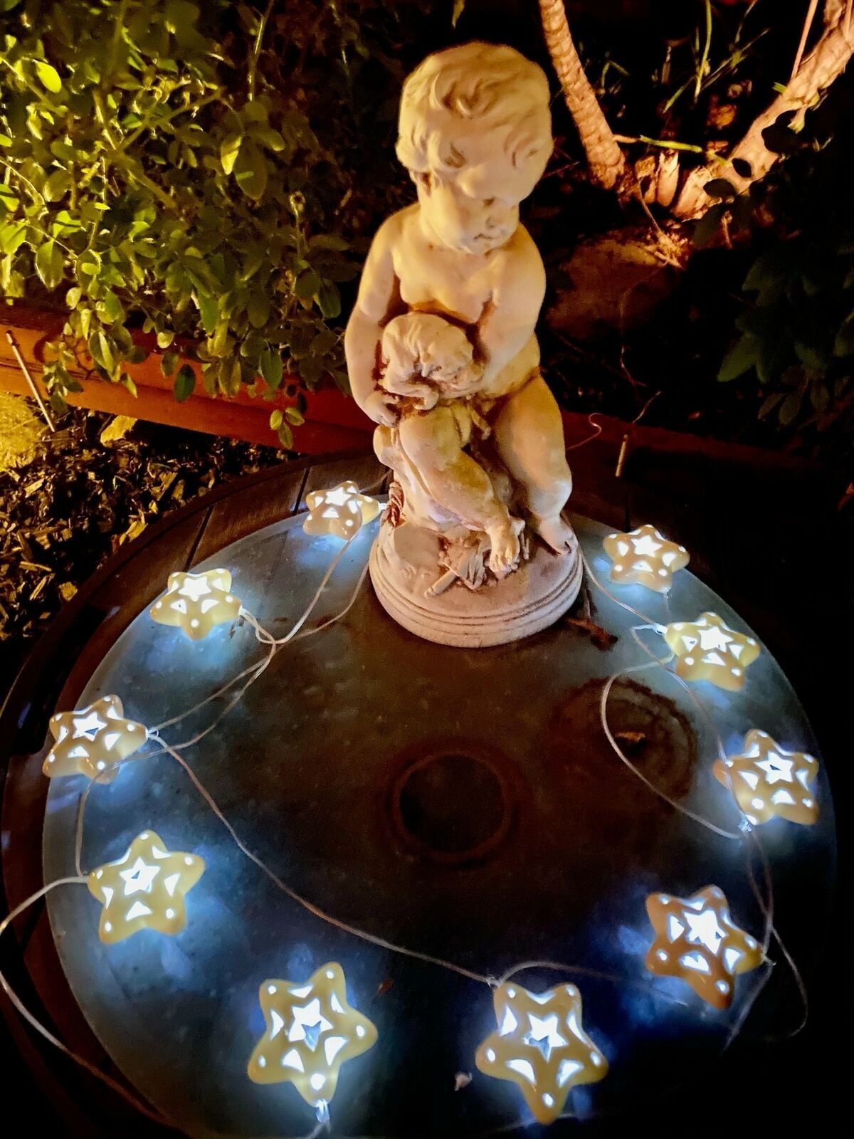 Outdoor Solar Garden Tree Auto Night Star String Light Porcelain 10 ...