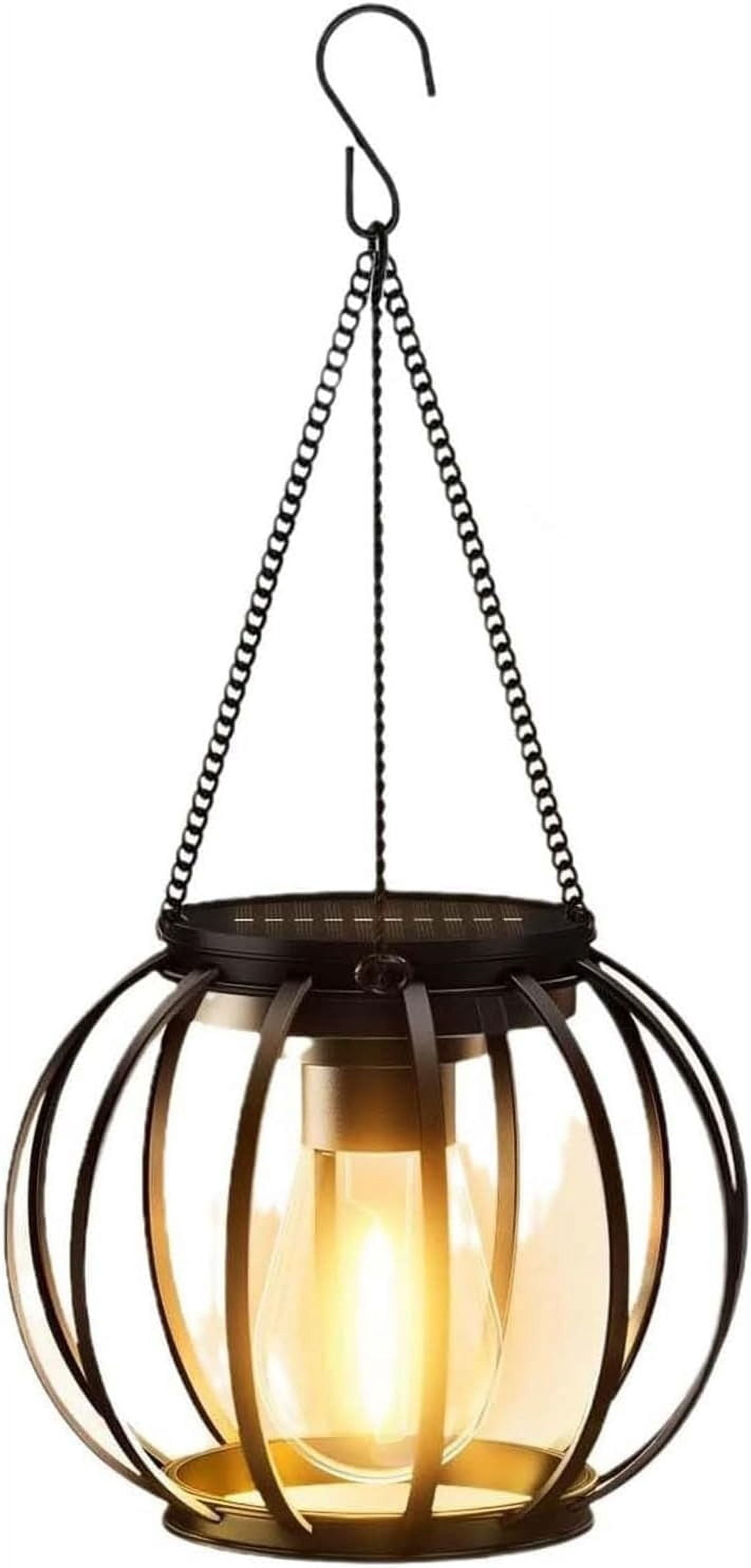 Outdoor Solar Hanging Light, 2025 Upgraded Hanging Solar Lights Outdoor ...