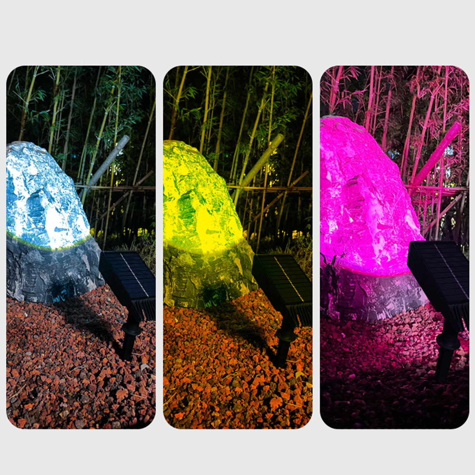 Outdoor Solar LED Courtyard Light | Dual-Head Motion Sensor ...