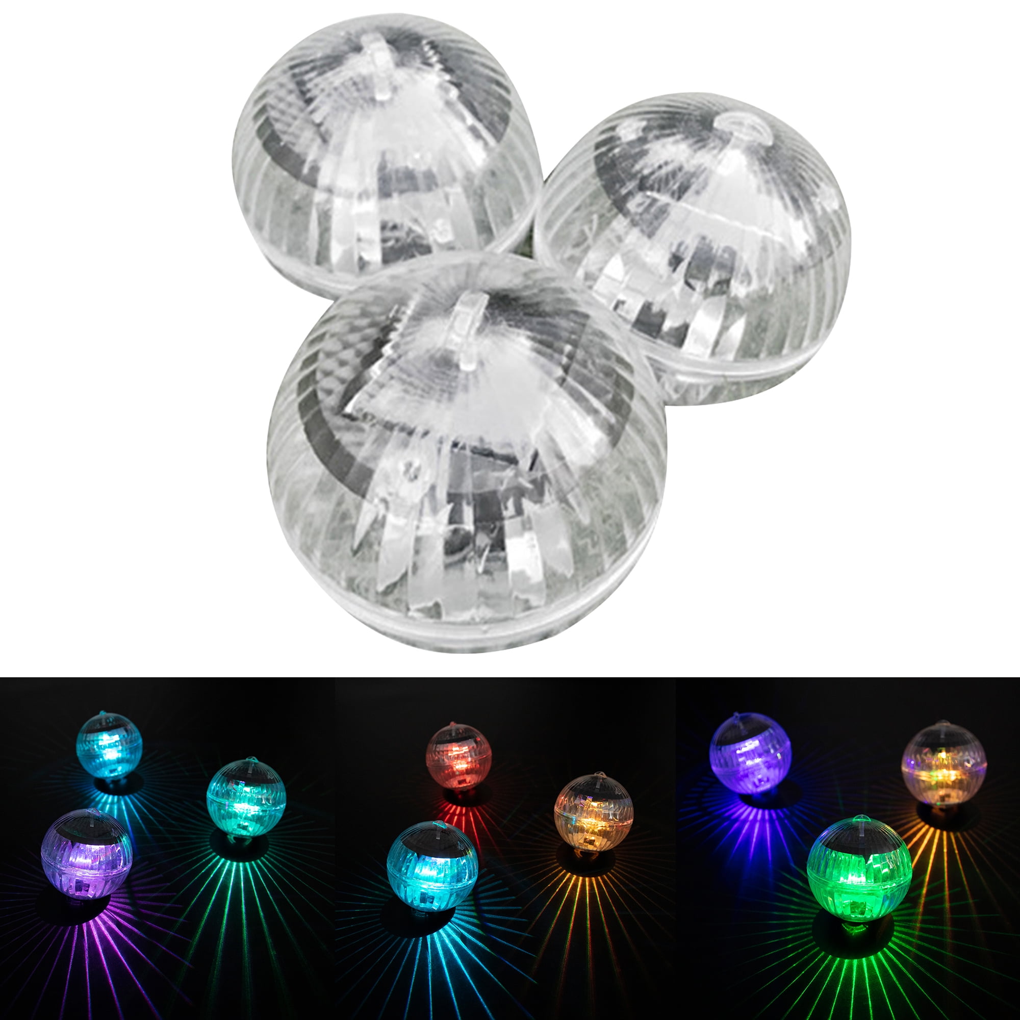Waterproof Solar Powered LED Floating Ball Lamp Decor Light for ...