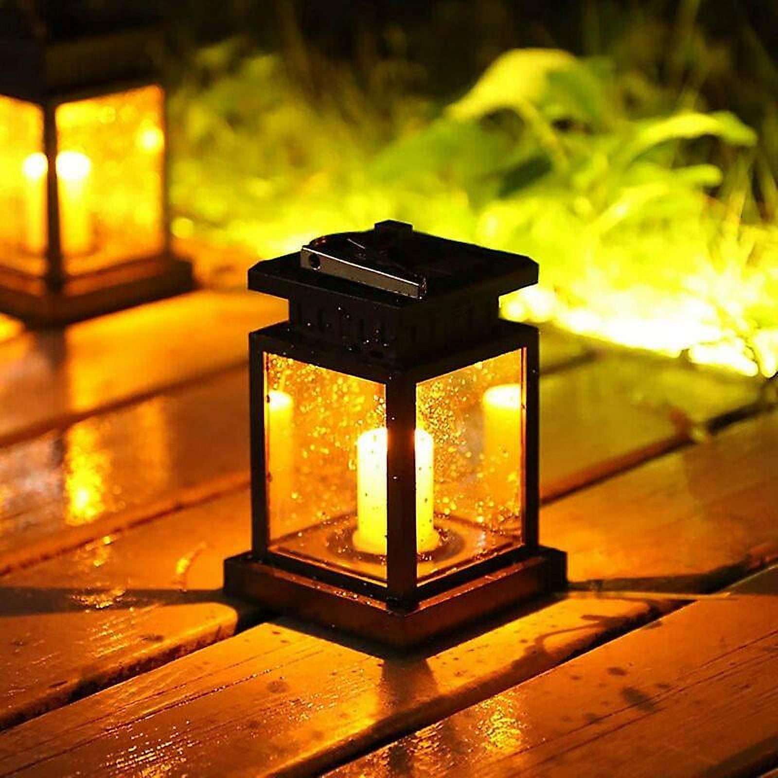 Outdoor Solar LED Night Light Small Decorations Hanging Vintage Durable ...