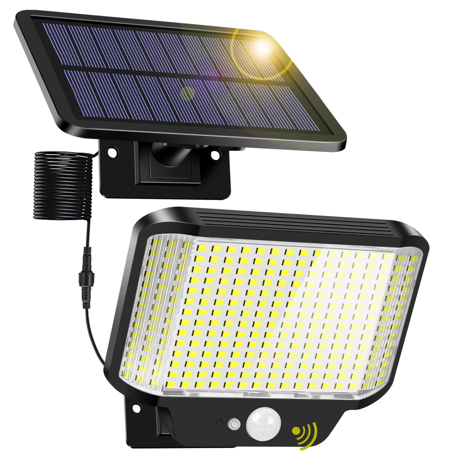 Outdoor Solar Lights 266 LED Solar Motion Lights Outdoor Solar Powered ...