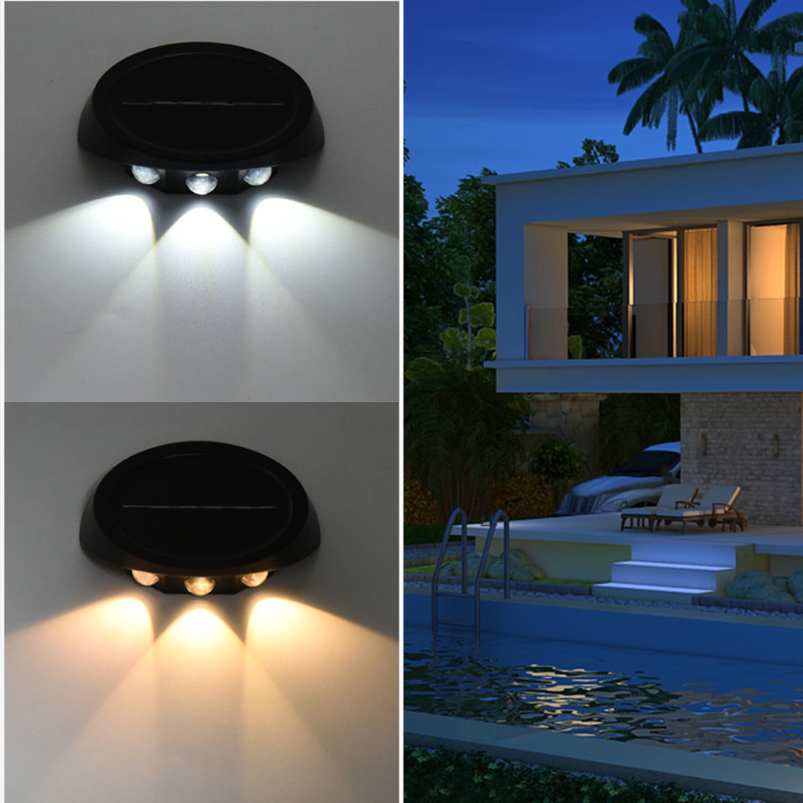 Outdoor Solar Lights, Energy-Saving Garden Lights, Waterproof ...