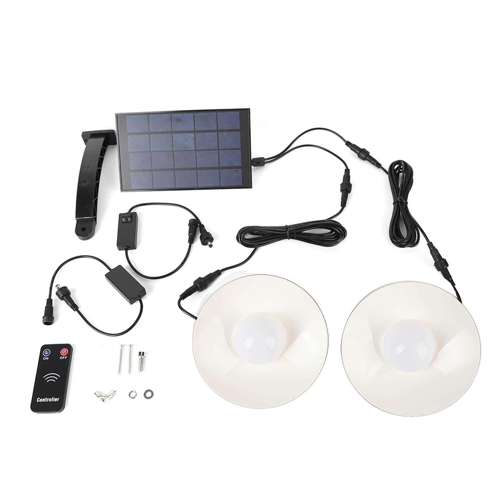 Outdoor Solar Lights IP65 Waterproof Energy Conservation 2 Headed ...