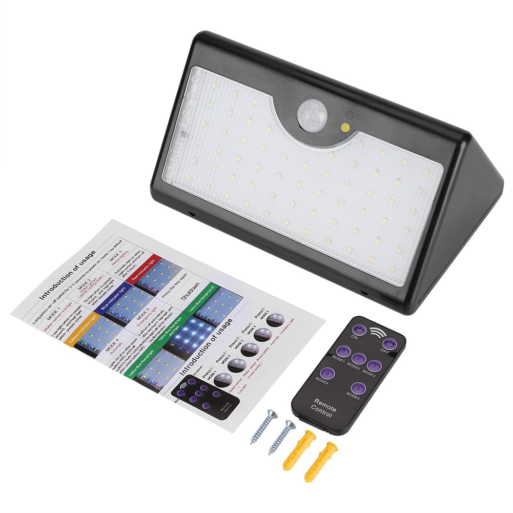 Outdoor Solar Lights with Motion Sensor, Cool White 1300lm, Adjustable ...