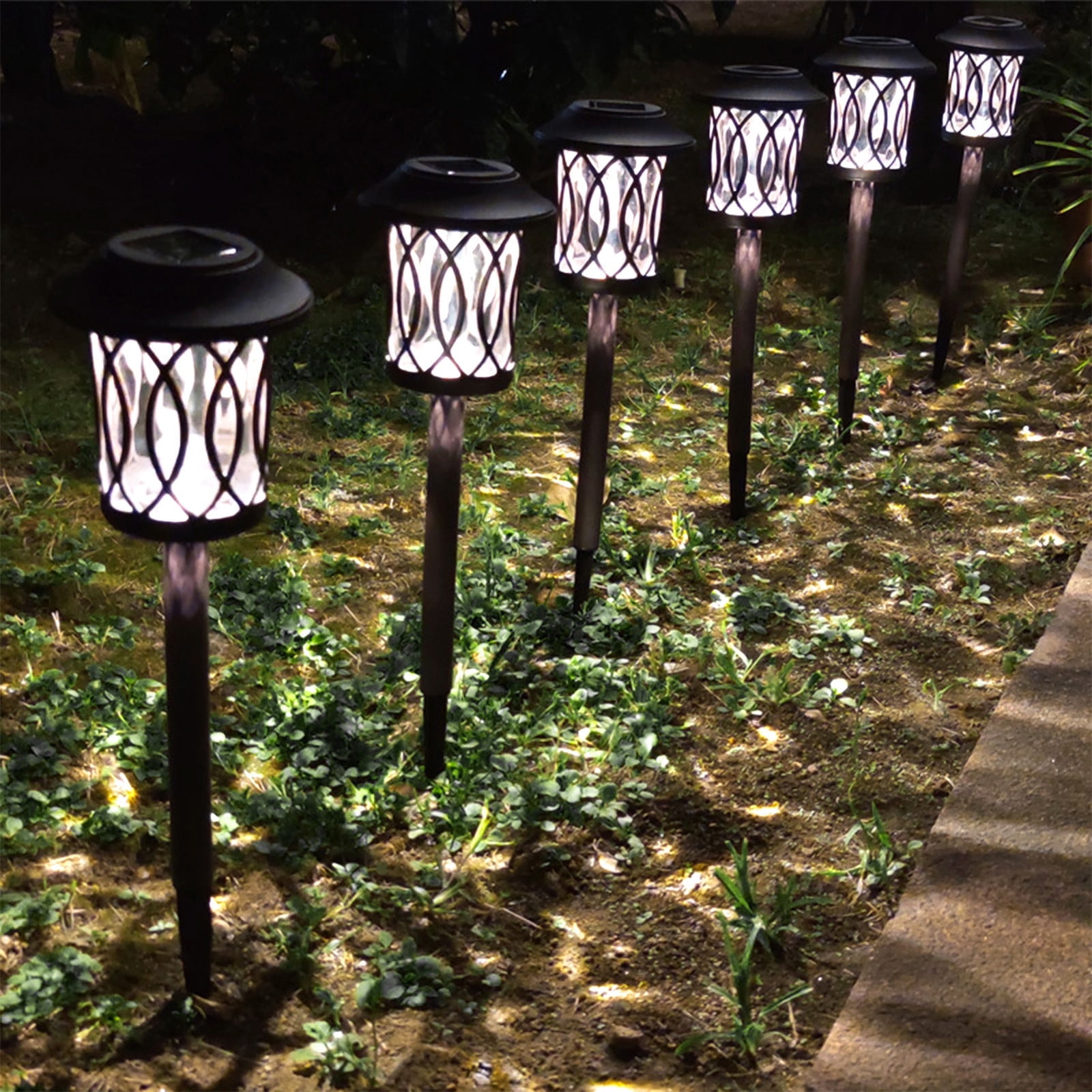 Outdoor Solar Lights Water Proofing Land-scape Spotlights Garden Lights ...