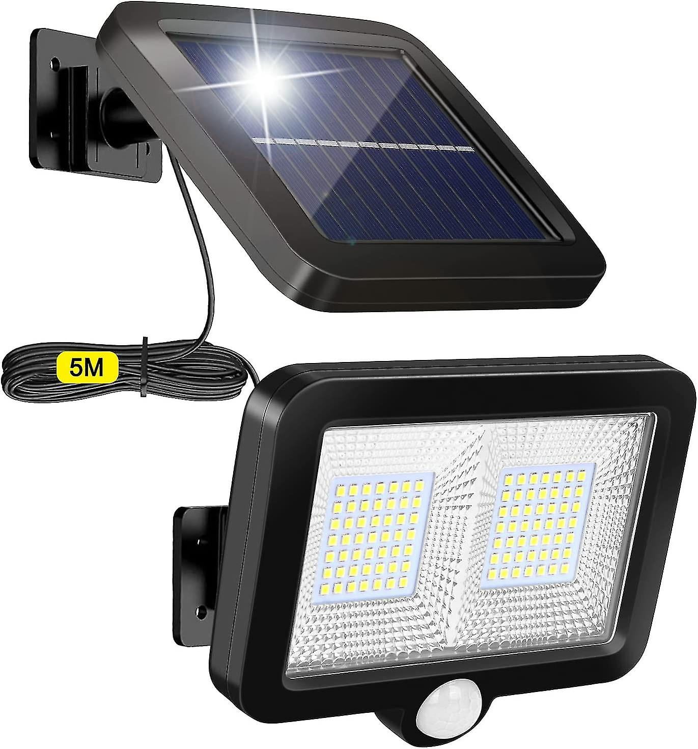 Outdoor Solar Motion Sensor Light, 98 Leds Outdoor Solar Spotlight ...