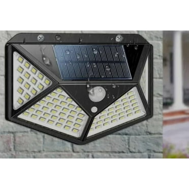 Claoner Solar Lights Outdoor, 106 LED 3000LM Solar Powered Motion Sensor Flood Lights with ...