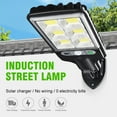 LED Solar Outdoor Street Lights with Remote, 3 Modes, Motion Sensor ...