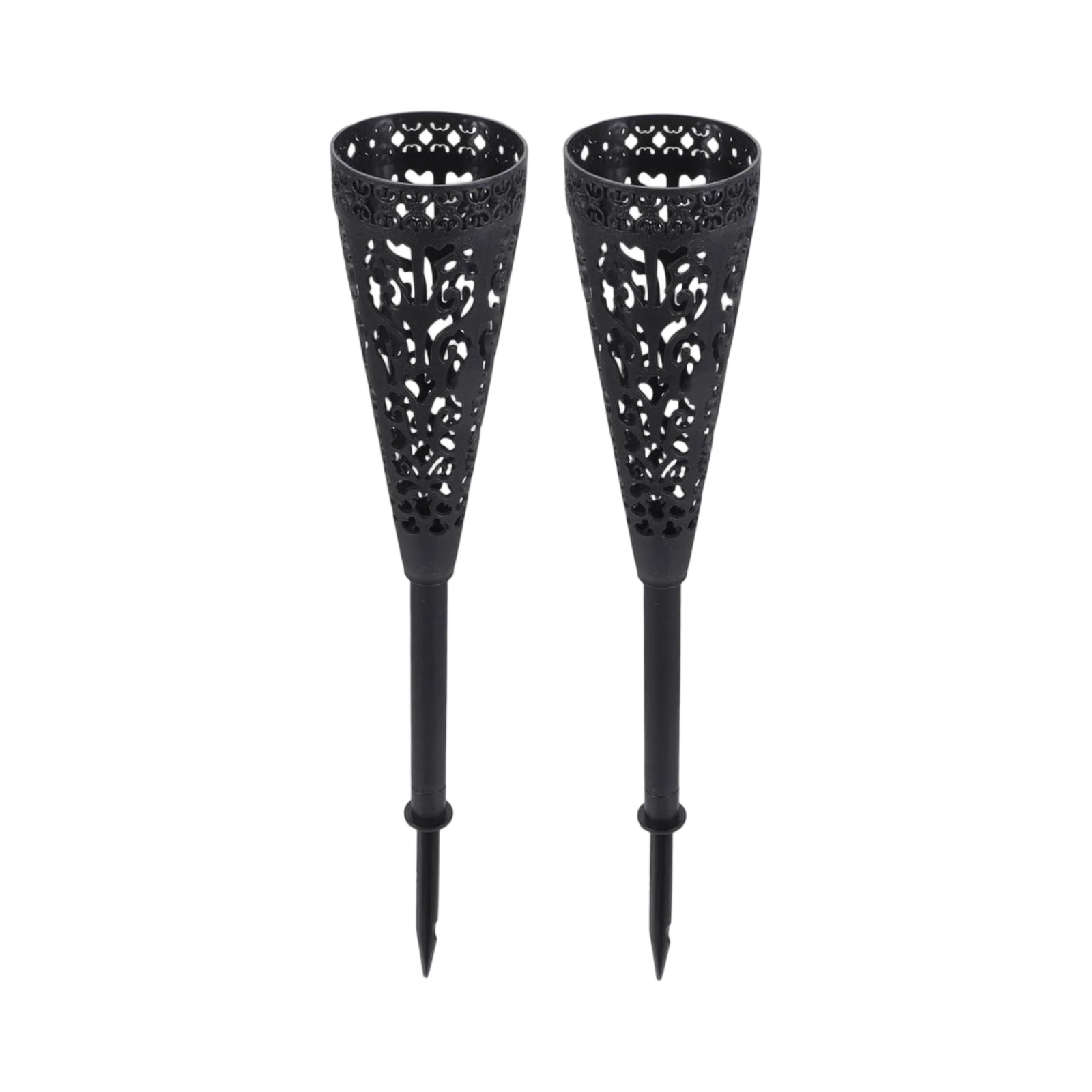 Outdoor Solar Torch Lights with Flickering Flame Effect, Waterproof ...