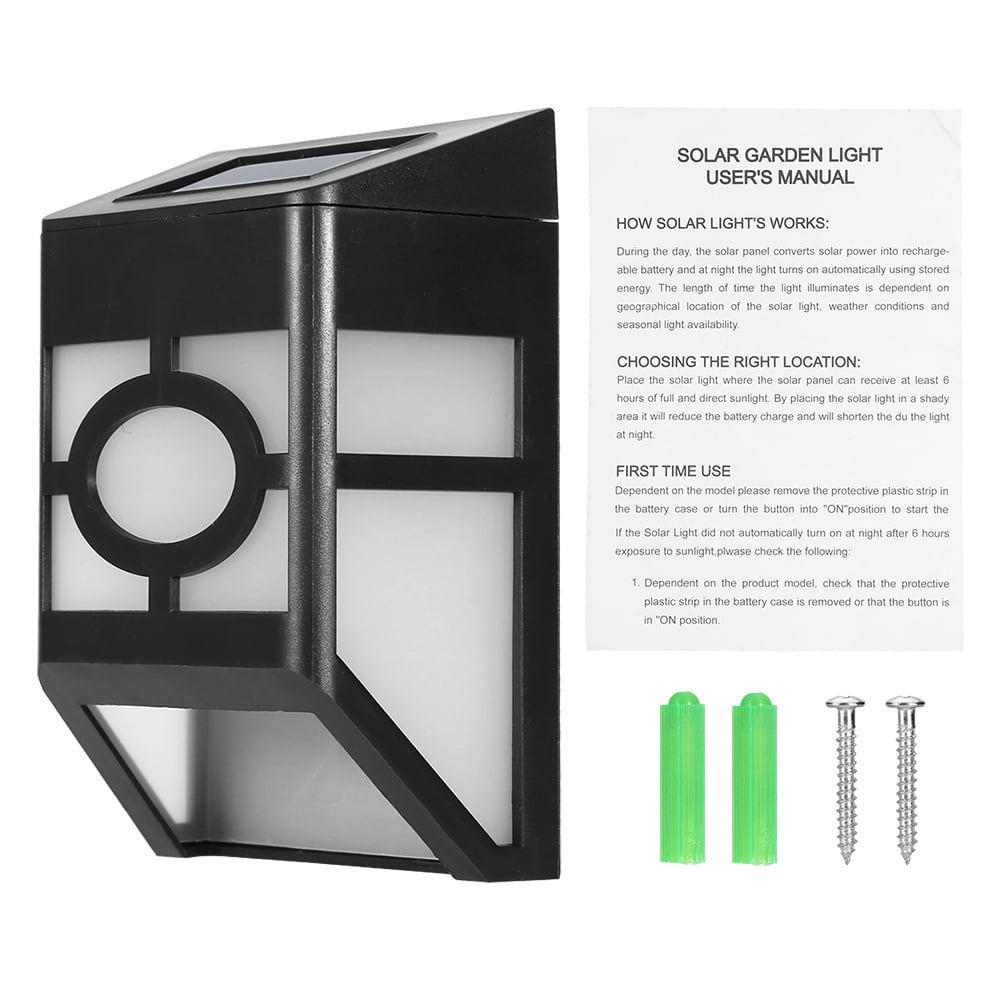 Outdoor Solar Wall Light with Motion Sensor for Road, Courtyard, and ...