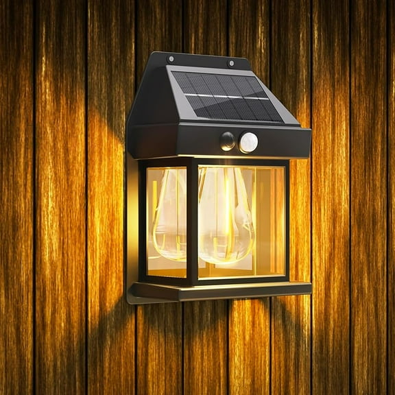 Motion Sensor Outdoor Lights, Solar Wall Light with Optical Lens and 3 ...