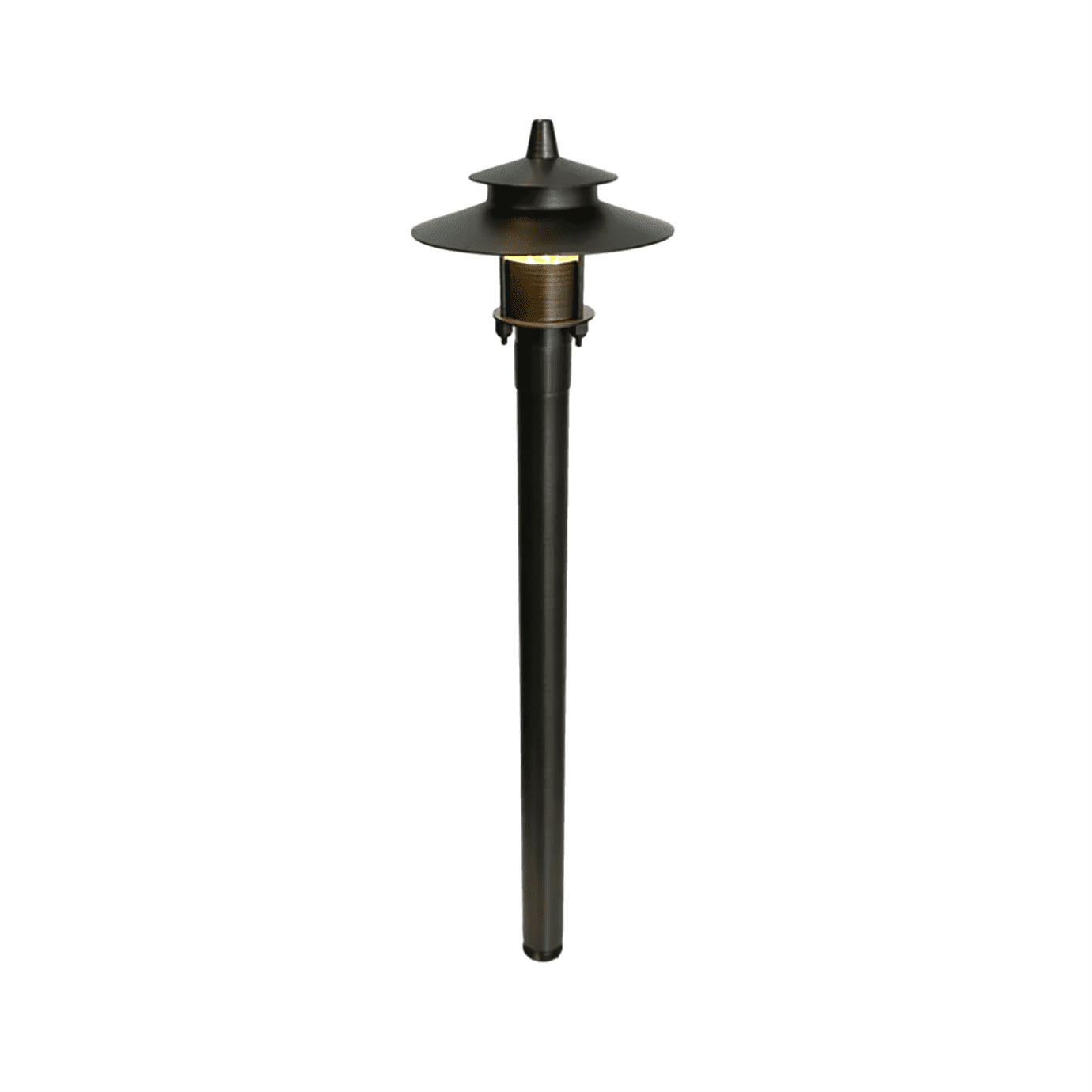 Outdoor Solid Cast Brass Adjustable Spread Path Light LED Low Voltage ...