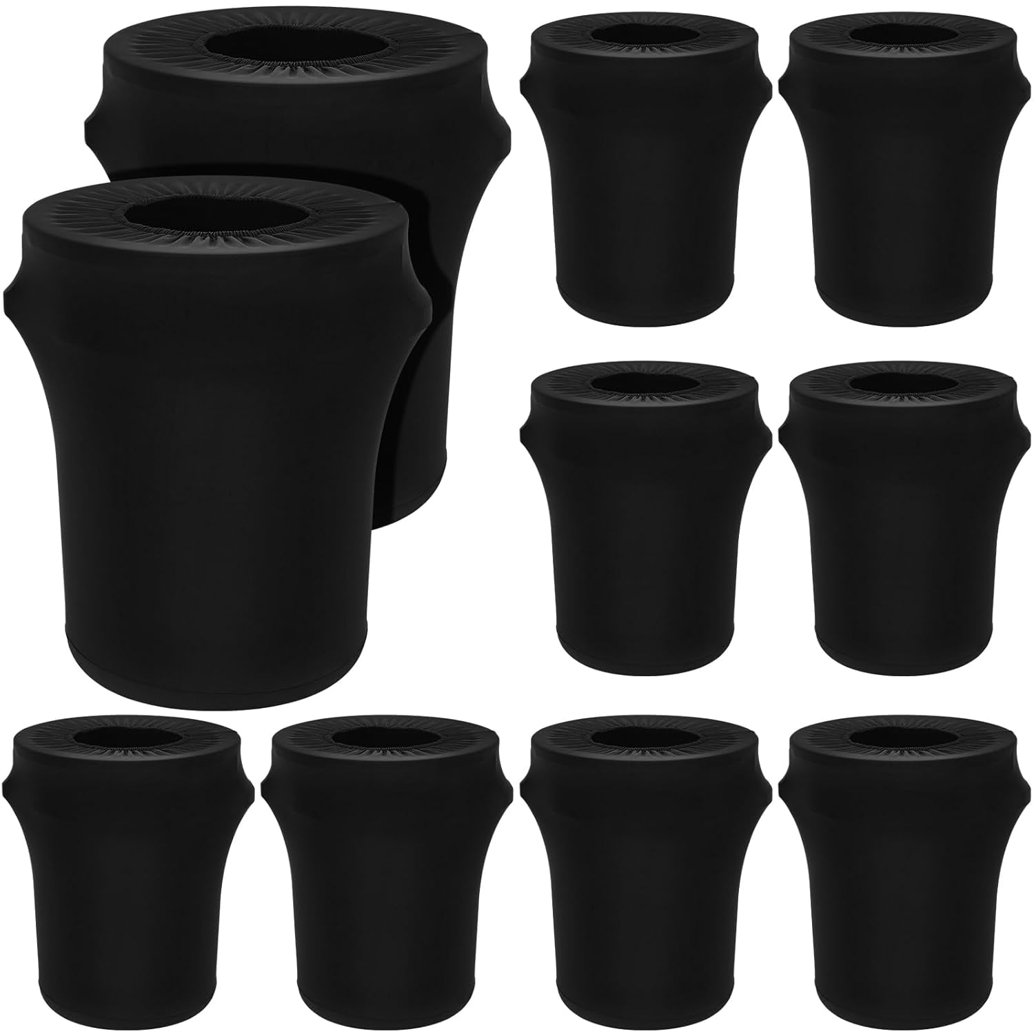 Outdoor Spandex Waste Container Cover - 32 Gallon Stretch Trash Can ...