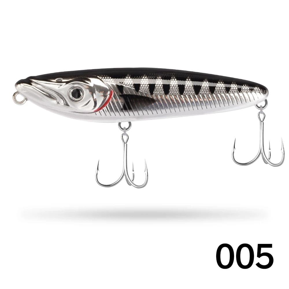 Outdoor Sports New Walk The Dog Pike Lure Pesca VMC Treble Hook Bass ...