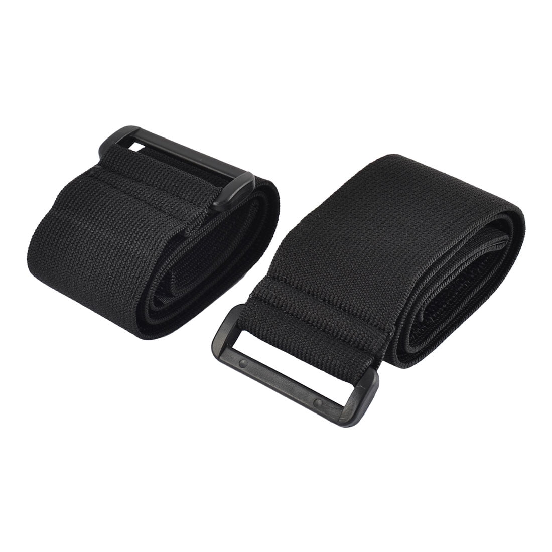 Outdoor Sports Nylon Elastic Backpack Hook Loop Tie Strap Black 5 x ...