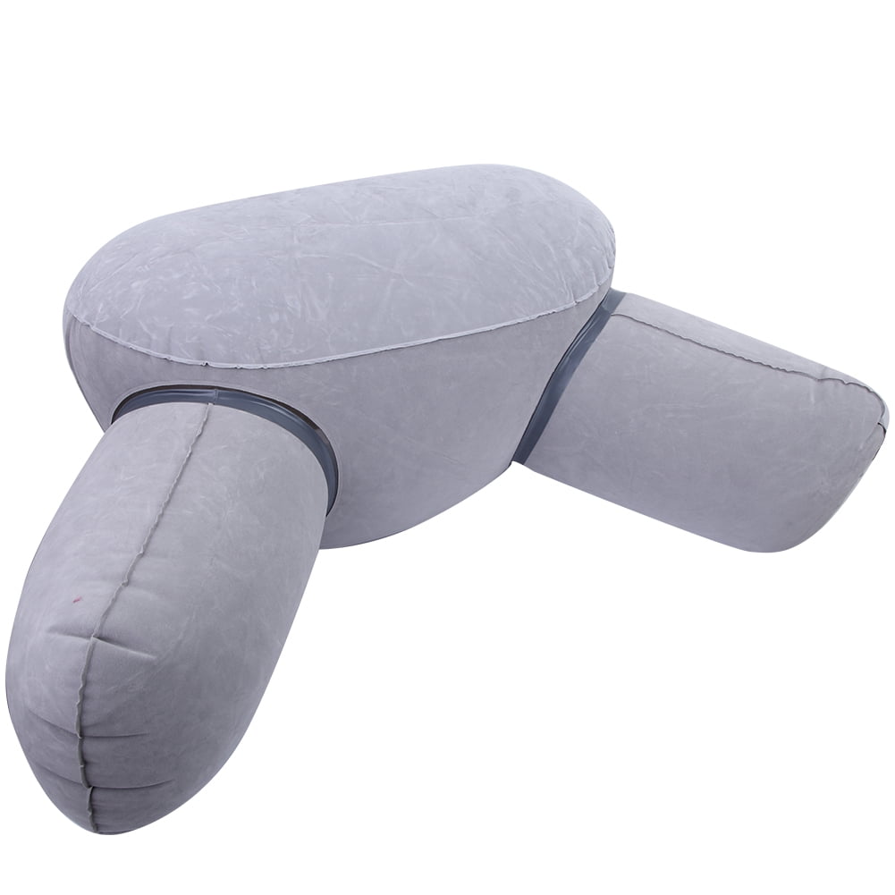 Outdoor Sports PVC Inflatable Flocking Cushions Anti-lumbar-disease ...