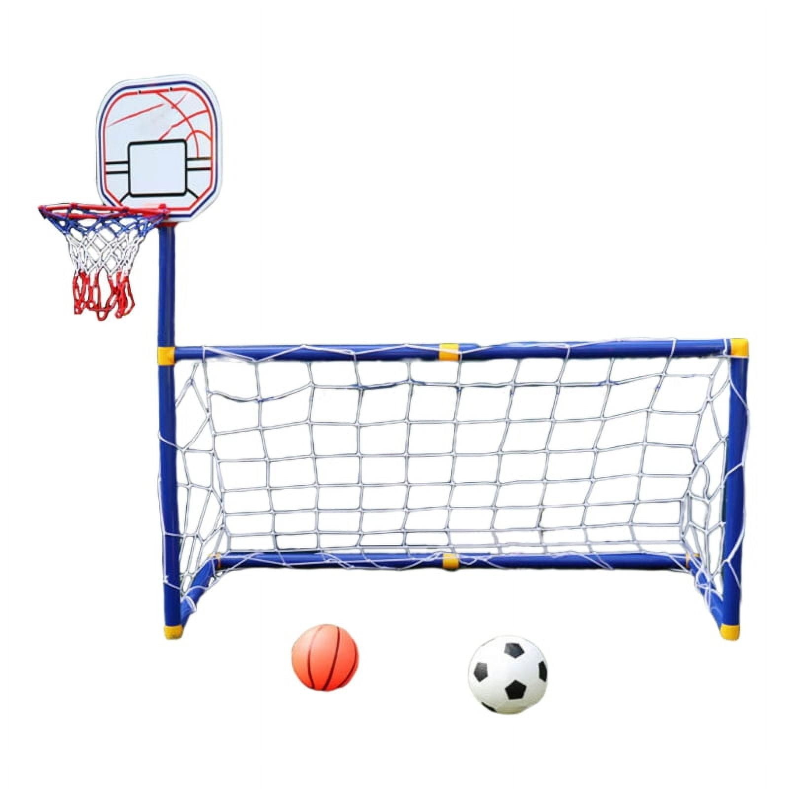 Outdoor Sports Soccer Goal Two-in-one suit Boys and Girls Basketball ...