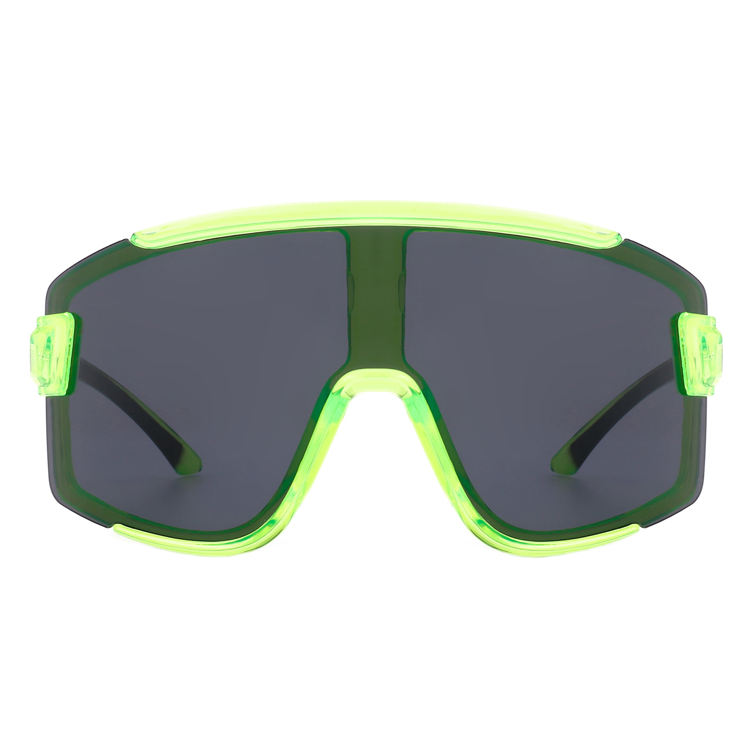 Outdoor Sports Sunglasses Oversized Shield Wrap Around Unisex UV 400 ...