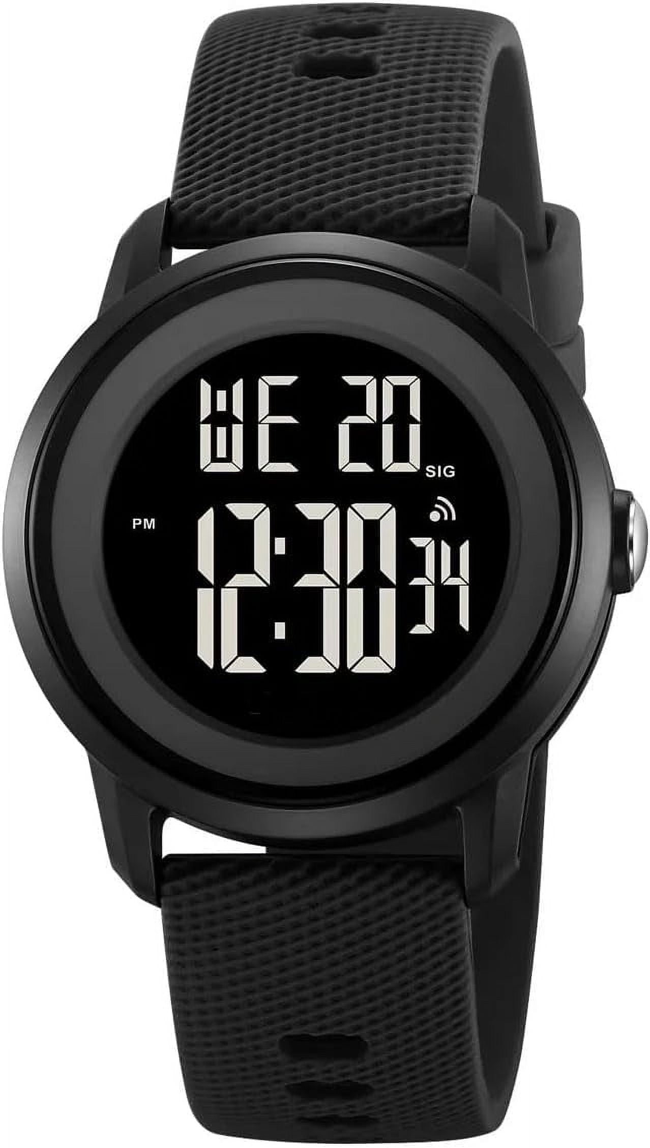 Outdoor Sports Watch Women Men Minimalist Easy-to-Read LED Digital ...