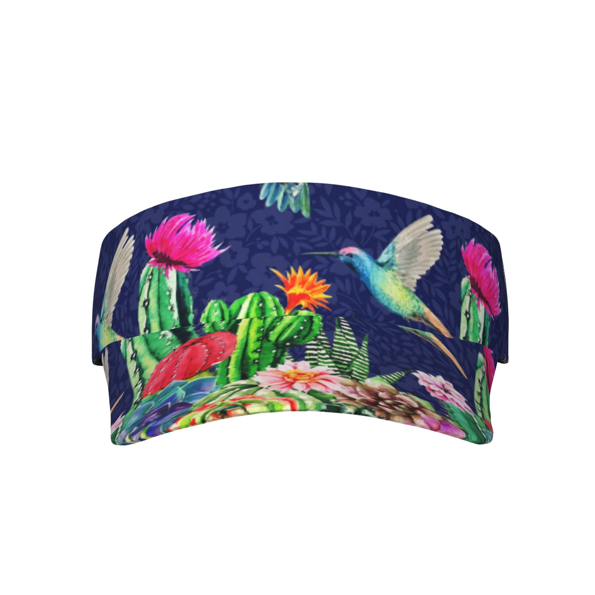Outdoor Spring Hummingbird Cactus Sun Visor Hats for Women Men ...