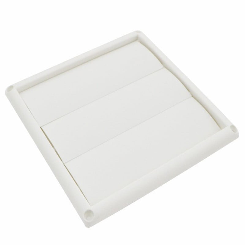 Outdoor Square Vent Dryer Exhaust Vent Rain Cover Windproof Hood 5Inch ...