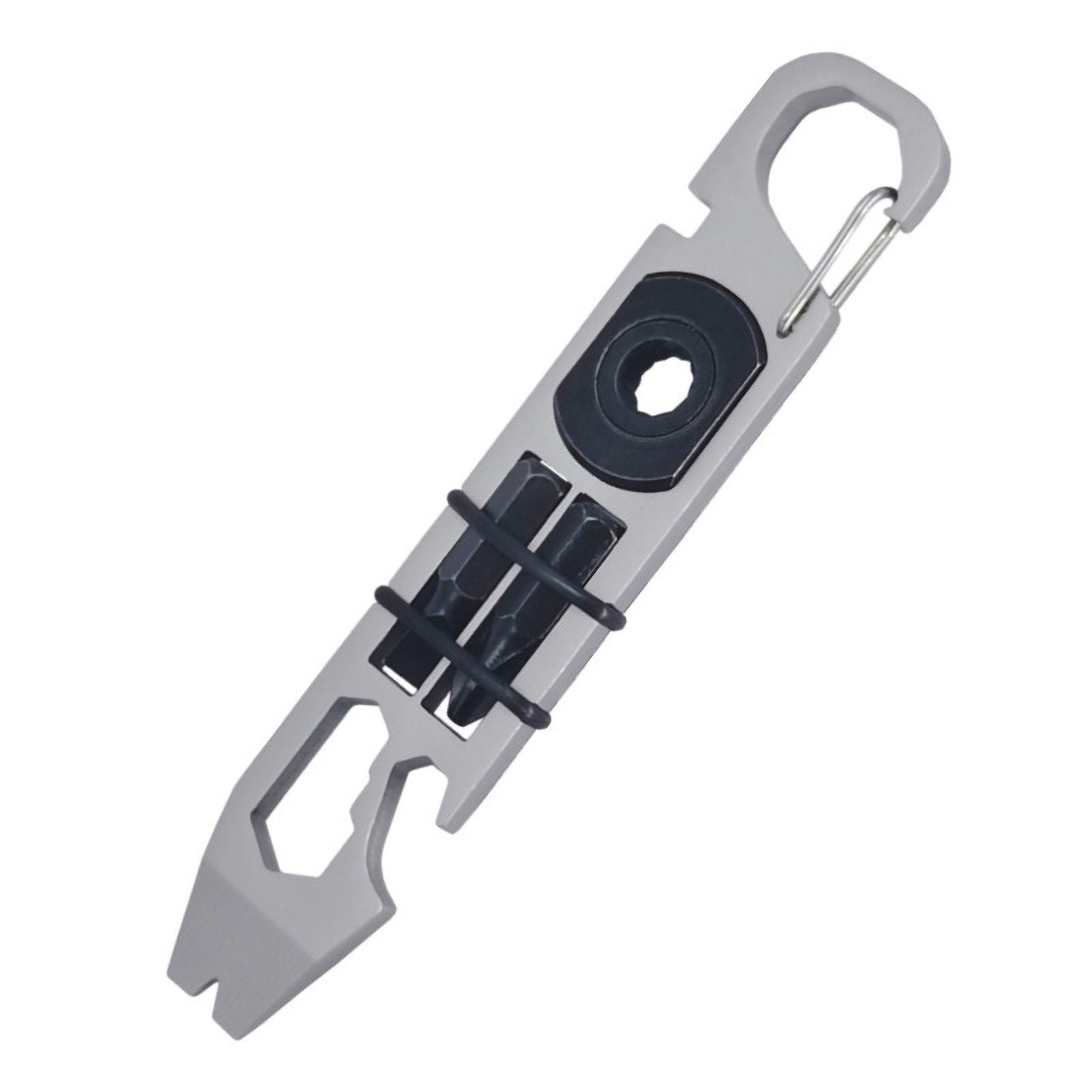 Outdoor Stainless Steel Camping Gear Ratchet Screwdriver Pocket Pry Bar ...