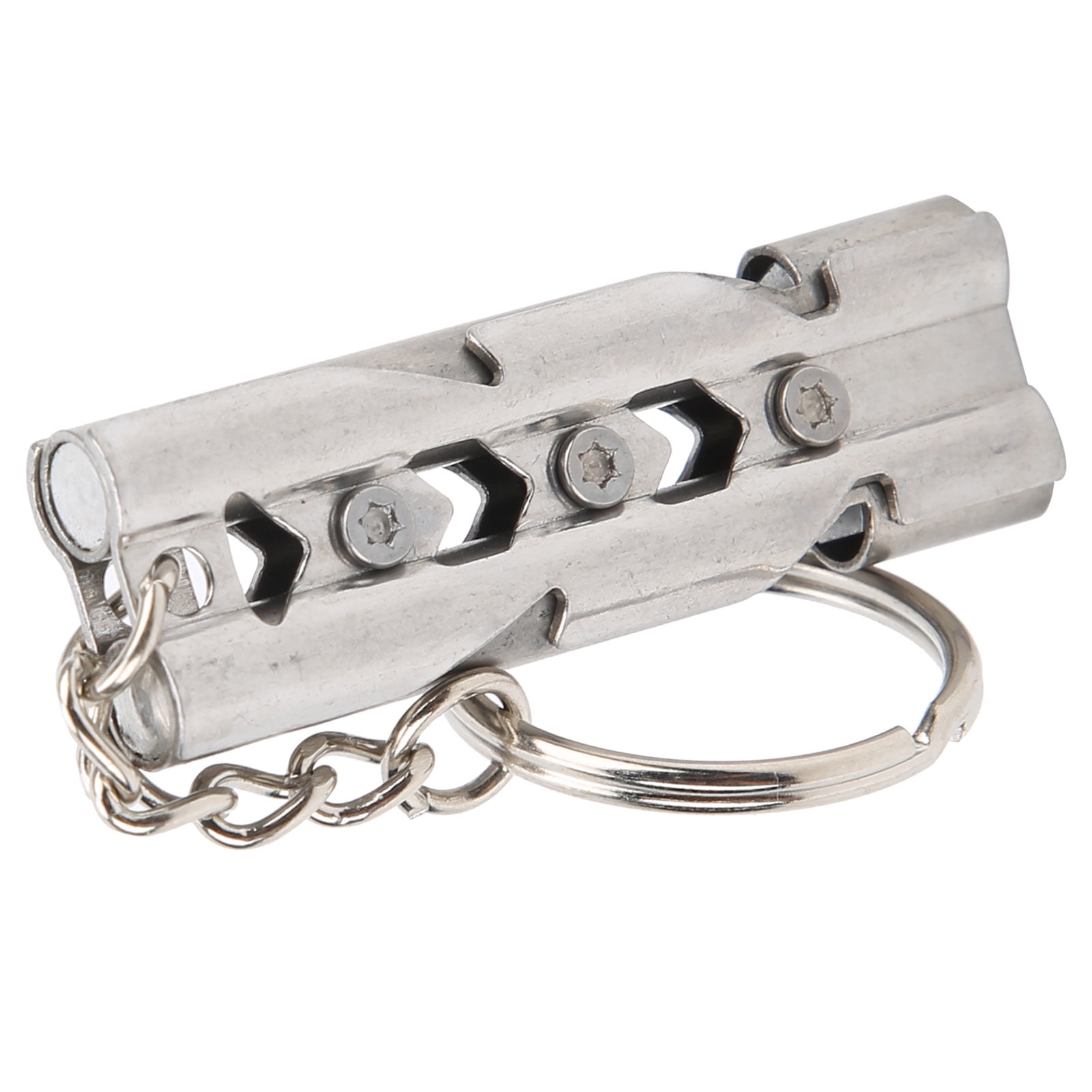 Outdoor Stainless Steel Emergency Survival High Decibel Double Tube ...