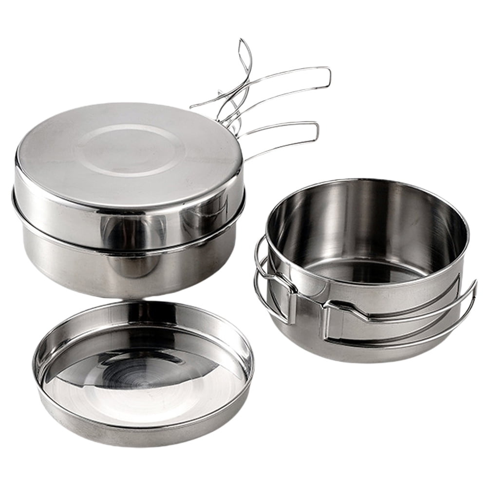 Yueyihe Campchefcooking Griddle Camping Frying Pan Outdoor Stainless ...