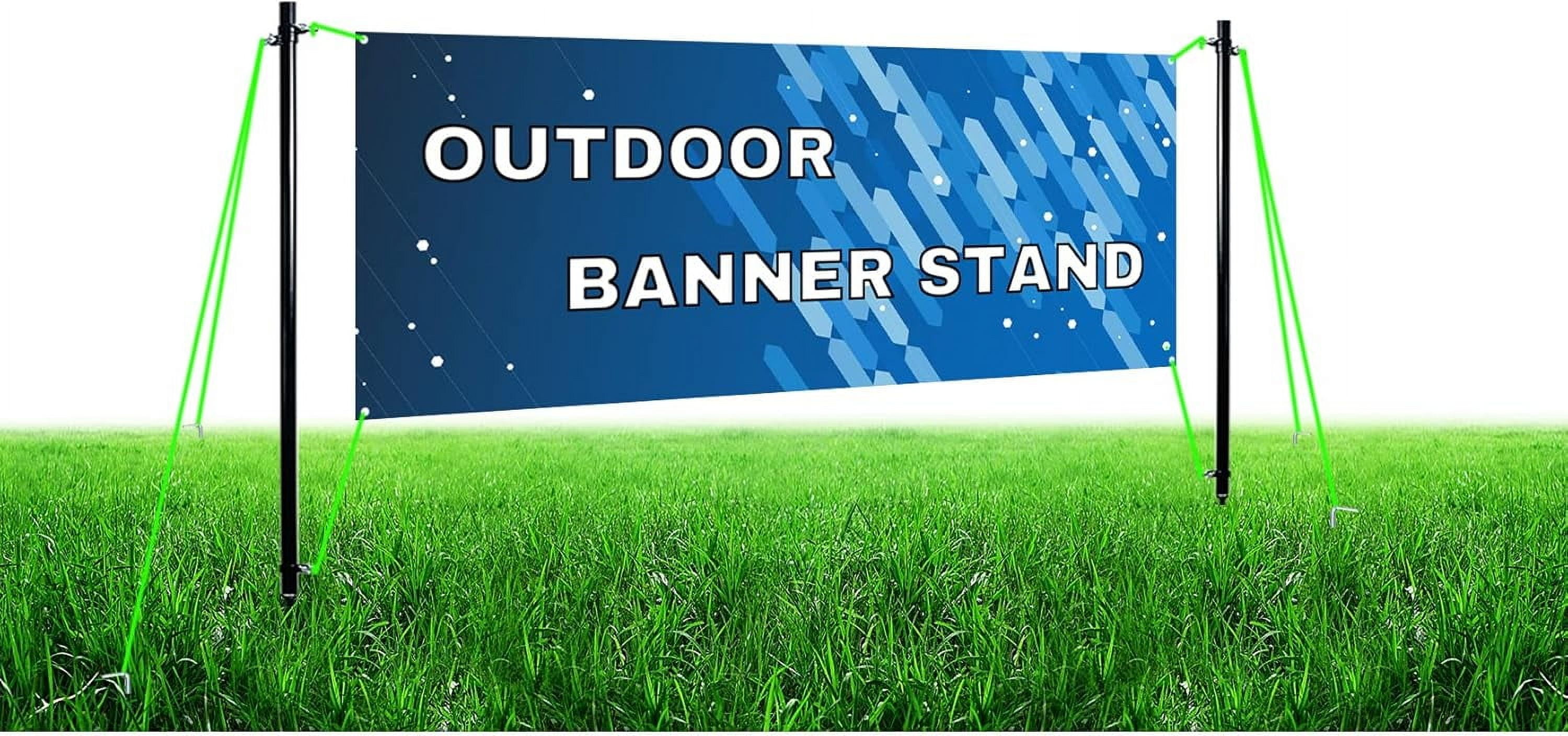 Outdoor Stand -Great for 4‘-10' Width x 2'-3.5' High Outdoor Sign ...
