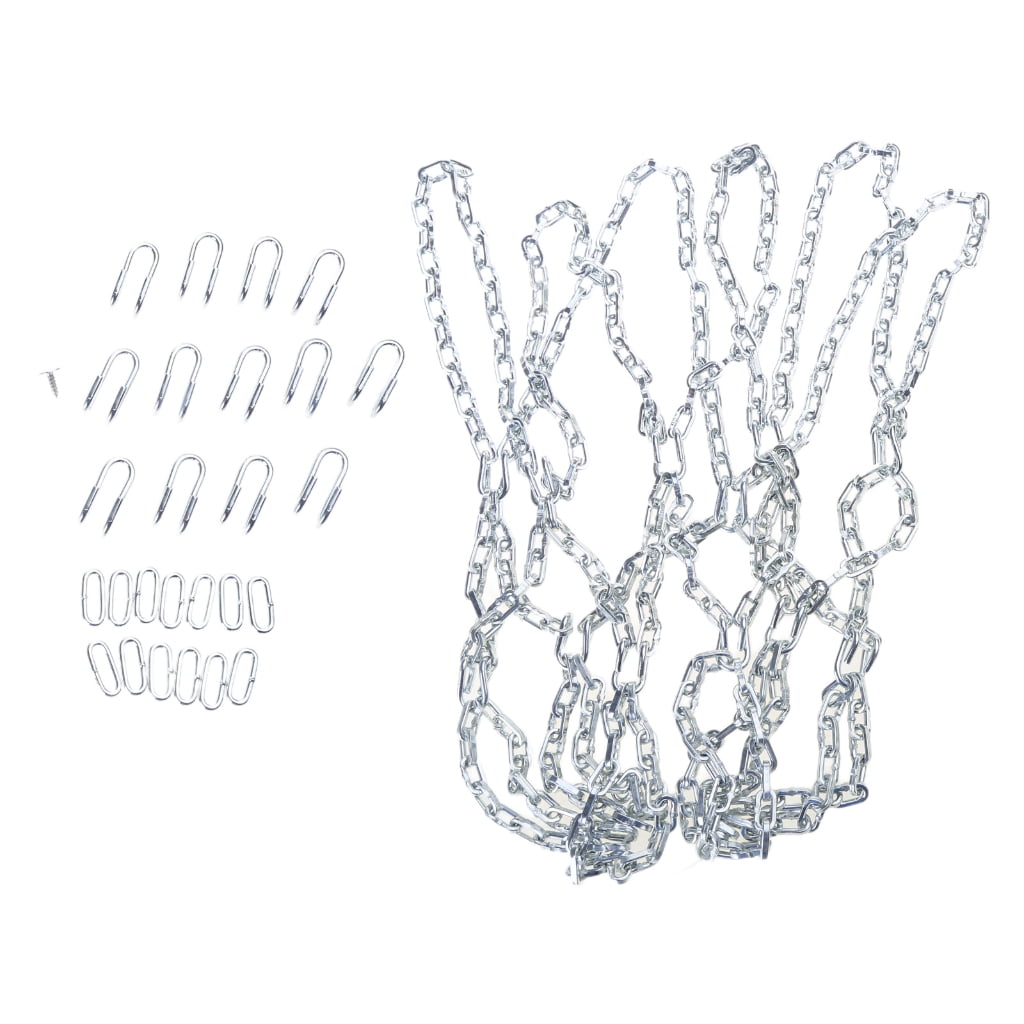 Outdoor Standard Basketball Hoop Heavy Duty Steel Chain Basketball Net ...