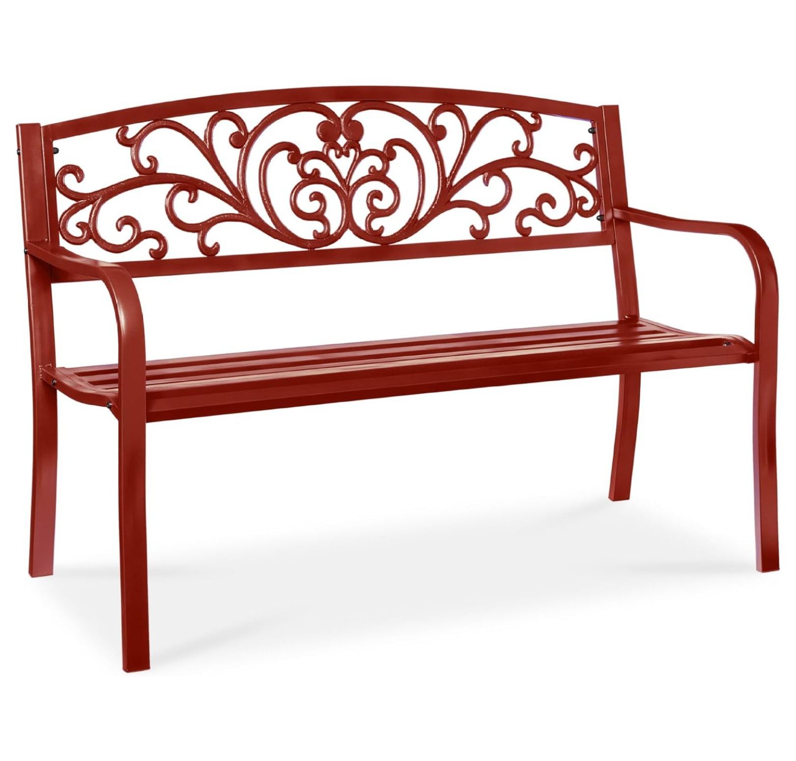 Outdoor Steel Garden Patio Porch Furniture for Lawn, Park, Deck w ...