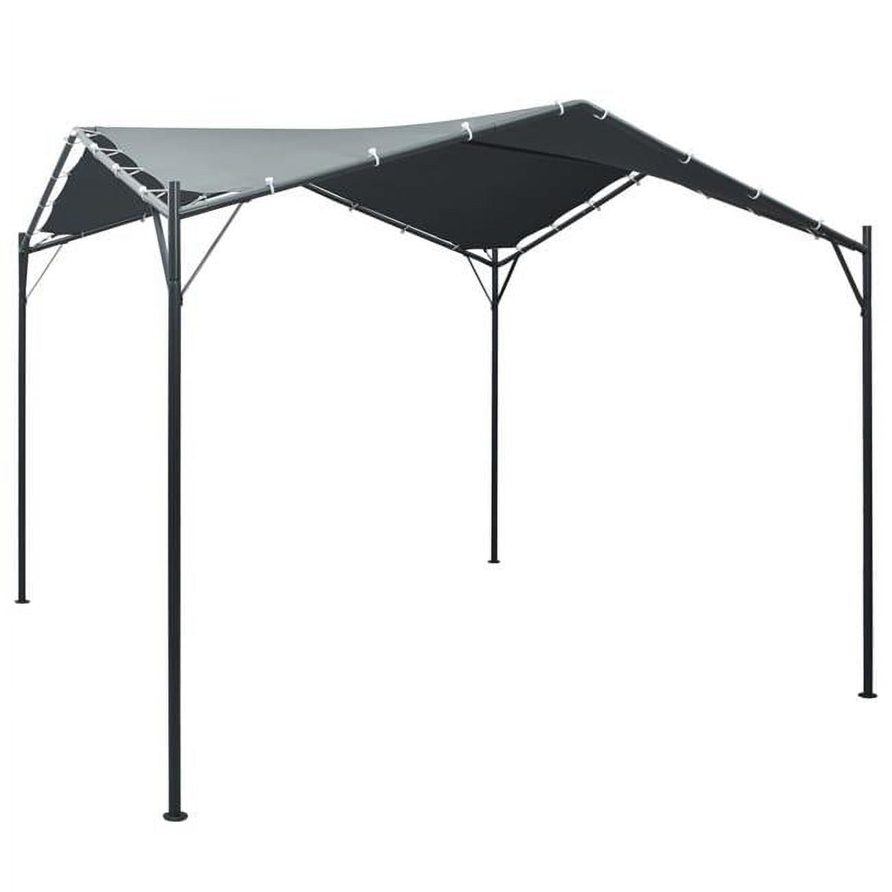 Outdoor Steel Gazebo Pavilion Tent Canopy, Anthracite - Walmart.com