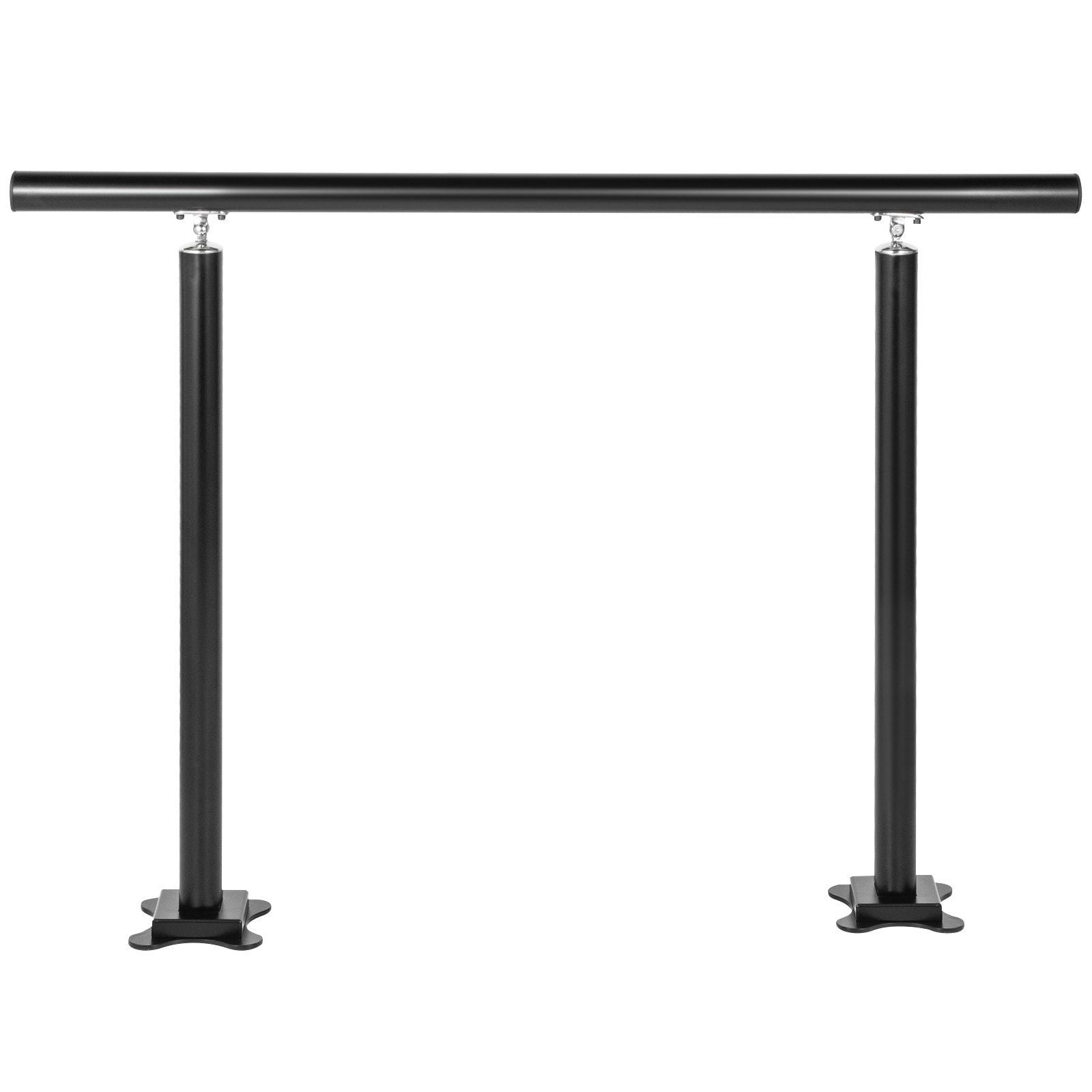 Outdoor Step Handrail Kit, 3FT Black Adjustable Aluminum Handrail for 1 ...
